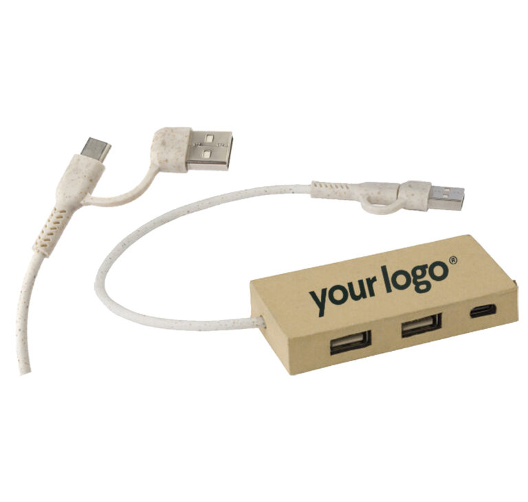 HUB USB CARTÓN - 2A PROMOCIONES PUBLICITARIAS